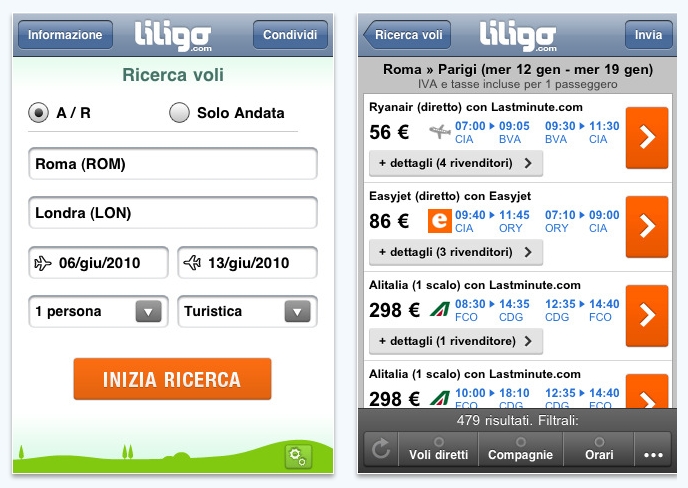 Rilasciata la nuova versione di liligo per iPhone! - Il Magazine del ...